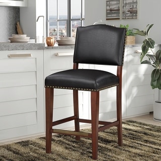 Counter Bar Stool with Nail Heads - Bed Bath & Beyond - 37127280