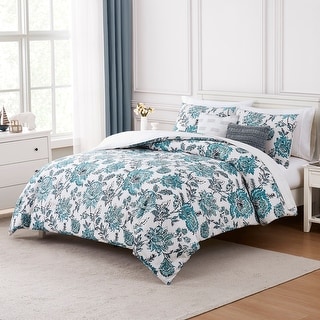 Modern Threads 5-Piece Printed Athenas Comforter Set - Bed Bath ...