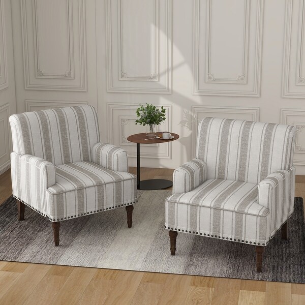 Modern Armchair Patterned Striped Accent Chairs On Sale Bed Bath Beyond 38369057