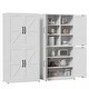 Steel Kitchen Pantry Storage Cabinet with Adjustable Shelves, Heavy ...