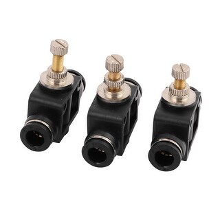3pcs Tube Speed Control Quick Connector Pneumatic Push In Fitting 8mm ...