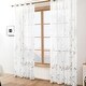 Deconovo Floral Pattern Sheer Curtain for Living Room (1 Panel) - Bed ...