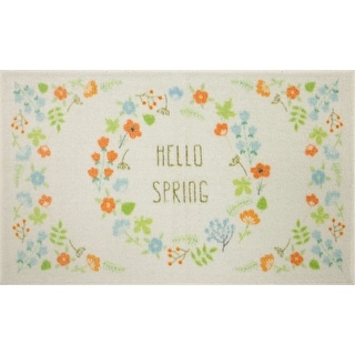 Mohawk Home Spring Floral Kitchen Mat Scatter Kitchen Mat - Bed Bath ...