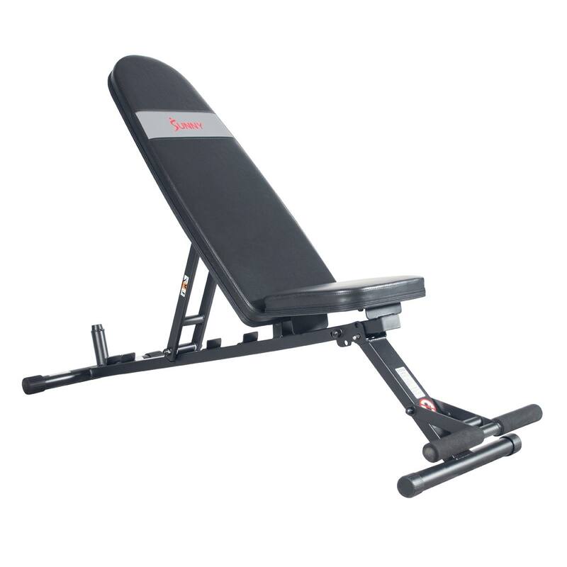 Sunny Health Fitness Adjustable Utility Weight Bench - Bed Bath & Beyond - 33636358