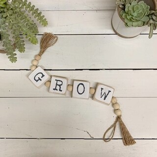 Wood Grow Blocks With Beads - White - 2 X 2 X 1 - Bed Bath & Beyond ...