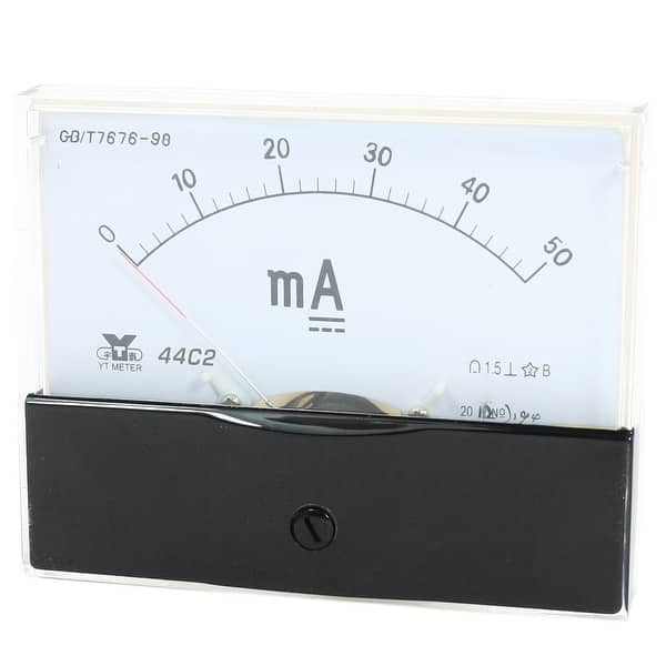Measurement Tool Analog Panel Ammeter Gauge DC 0 - 50mA Measuring Range ...