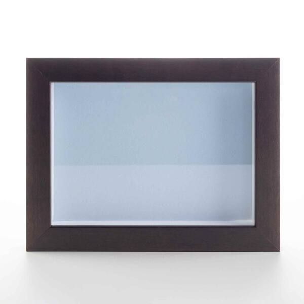 Dark Brown 20x30 Wood Shadow Box with Blue Acid-Free Backing - With 5/8 ...