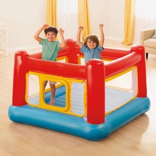 Inflatable Playhouse Trampoline Bounce House for Kids Ages 3-6 - Bed ...