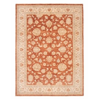 ECARPETGALLERY Hand-knotted Oushak Copper Wool Rug - 8'0 x 10'3 - Bed ...