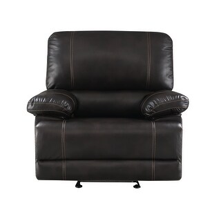 Manual Recliner with Lighting Lamp and Headrest Single Sofa Recliner ...