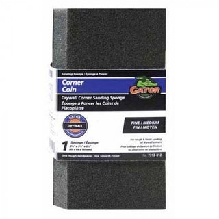 Gator 7313-08 Drywall Corner Sanding Sponge, Fine/Medium Grit - Bed ...