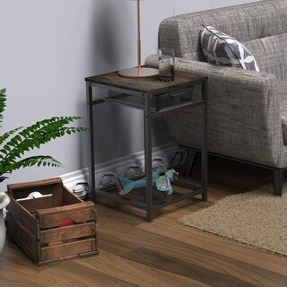 End Table with Grid Storage Drawer - Bed Bath & Beyond - 36400285