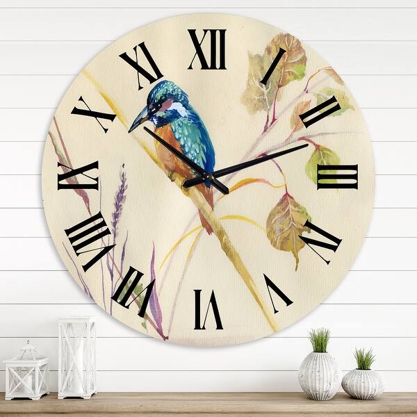 wall clock bird