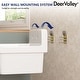 DeerValley 24"×19.7" Vitreous China Wall Mount Utility Sink Farm Style ...