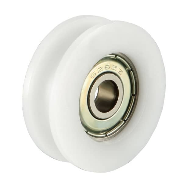 3mm Deep Metal V Groove Guide Bearing Pulley Rail Ball Wheel 6x30x10mm ...