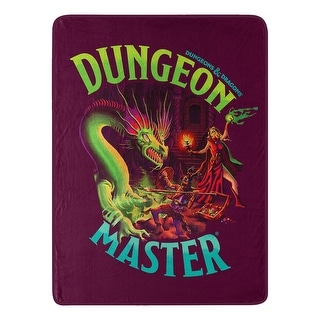 Dungeons And Dragons Be The Master Micro Raschel Throw - Bed Bath ...
