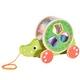 Wooden Pull Toy A-Crocodile , Shape Sorter Push Pull Toy Car for ...