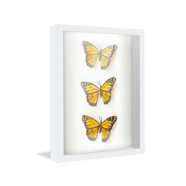 30x40 Shadow Box Frame White | 1 inches Deep Real Wood Contemporary ...