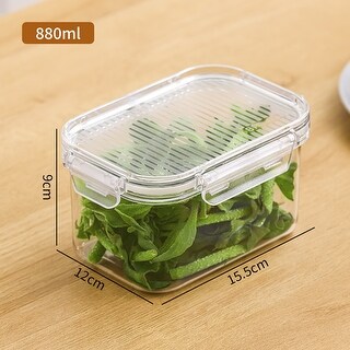 PET plastic sealed box transparent crisper box - Bed Bath & Beyond ...