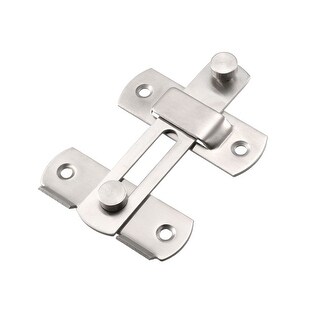 Flip Door Latch 201 Stainless Steel 100x70mm Gate Hasp Sliding Lock ...
