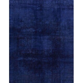 Ahgly Company Machine Washable Abstract Denim Dark Blue Area Rugs - Bed ...