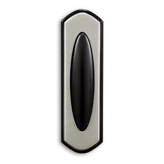 Heath Zenith SL-7303-03 Wireless Push Button, Black and Satin Nickel ...