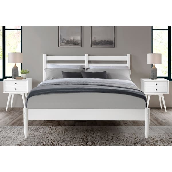 Mid-Century Slat Bed - King Size - Bed Bath & Beyond - 36703976