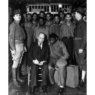 Attorney Sam Liebowitz With His Clients The Scottsboro Boys In Alabama ...