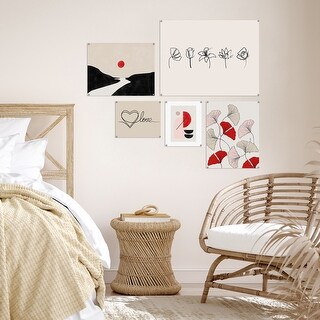 Americanflat Boho Modern Nature by The Print Republic - 5 Piece Art ...