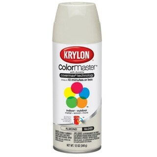 Krylon K05150602 Colormaster Spray Enamel Paint & Primer, 12 Oz, Gloss ...