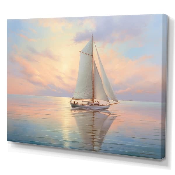 Designart "Sailboat Sailing Serenade II" Sailing Boat Wall Art Prints ...