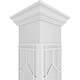 Craftsman Classic Square Non-Tapered Shaker Fretwork Column - Bed Bath ...