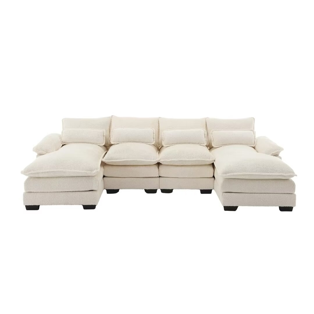 Daimion 4 Pieces Upholstered Sectional - On Sale - Bed Bath & Beyond ...