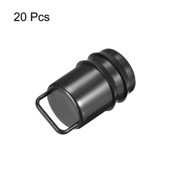 Barb Drip Pipe End Closure Cap Plug w Pull Ring for 32mm Dia PE Hose ...