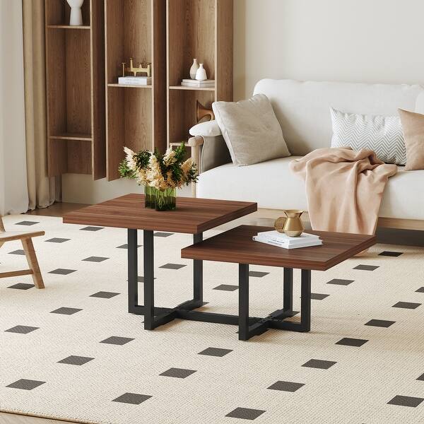 Perfectly Integrating Modern And Scandinavian Styles Dark Walnut Double ...
