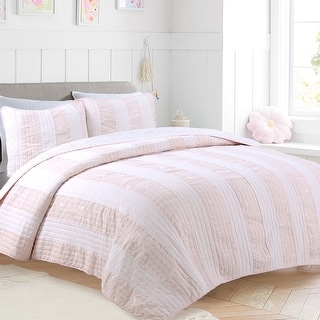 Cozy Line Callie Stripe Reversible Cotton Quilt Set - Bed Bath & Beyond ...