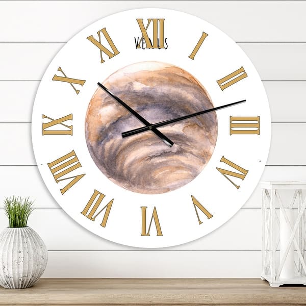 planet wall clock