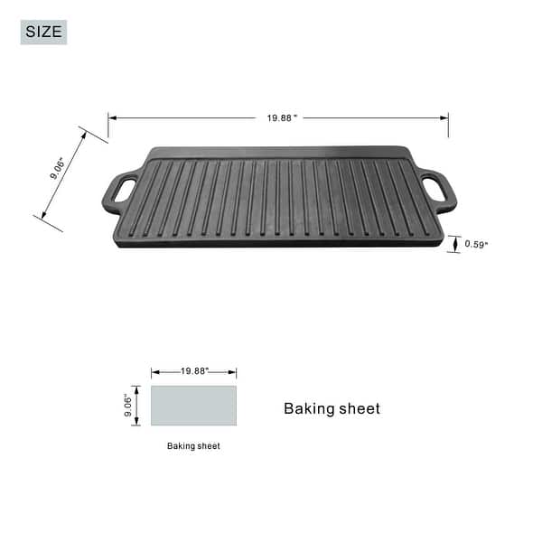 Black Patio BBQ Grill Shelf with Two Cooking Pan - Bed Bath & Beyond ...