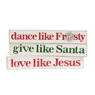 Dance Like Frosty Mini Stick Decorations 3 Asstd. - 6" x 5" x 1" - Bed ...