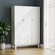 Wardrobe/Armoire/Closet by Timechee 48" W x 71" H x 20.2" D Storage ...
