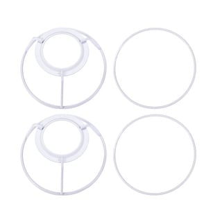 Lamp Shade Rings, Lampshade Holder Frame Ring for E26/E27 Socket 2 Set ...