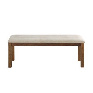 Lexicon Home Decorative Bonner Collection Dining Room Bench - Brown ...