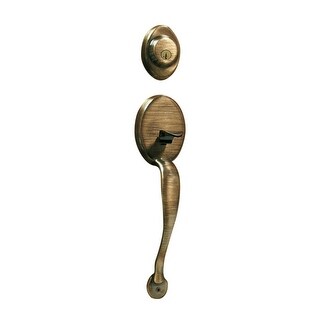 Weiser Lock GA9671A-S Augusta Double Cylinder Keyed Entry Handleset ...
