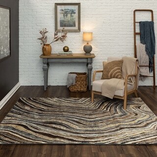 Karastan Logan Abstract Woven Area Rug - Bed Bath & Beyond - 40149181