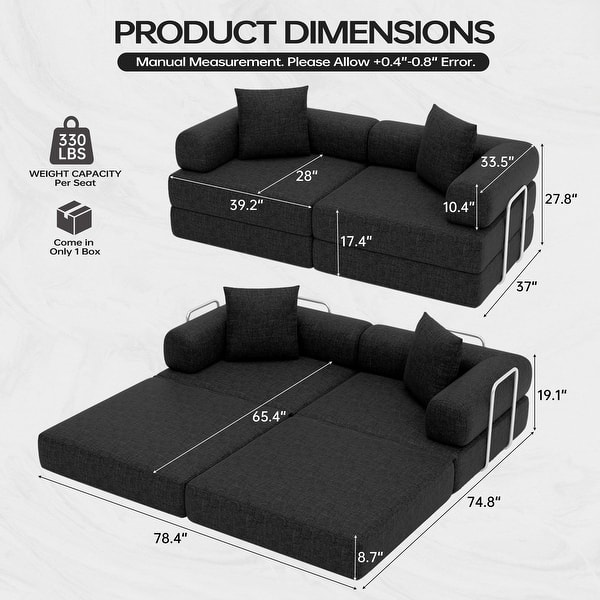 folding sofa bed frame