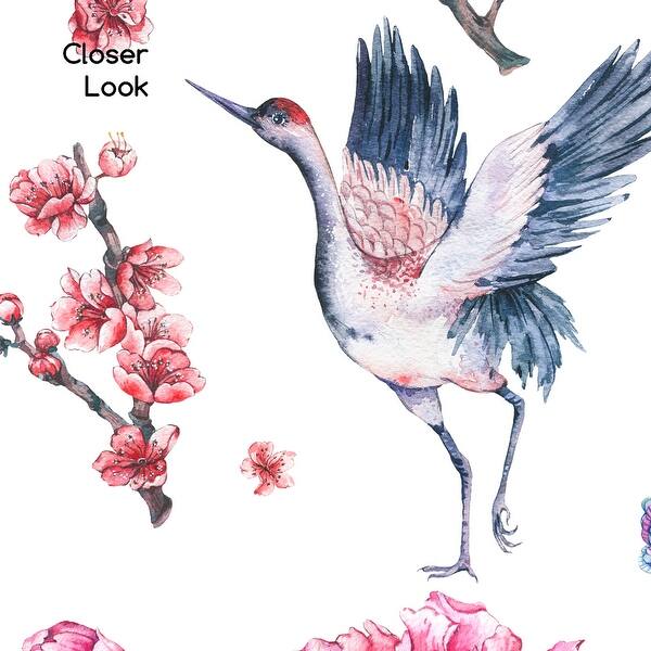 Stark Birds 10'L x 24''W Peel and Stick wallpaper - Bed Bath & Beyond ...