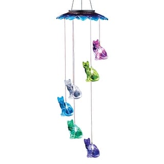 Solar Sparkling Hanging Pet Outdoor Garden Mobiles - 8.380 x 7.750 x 4. ...