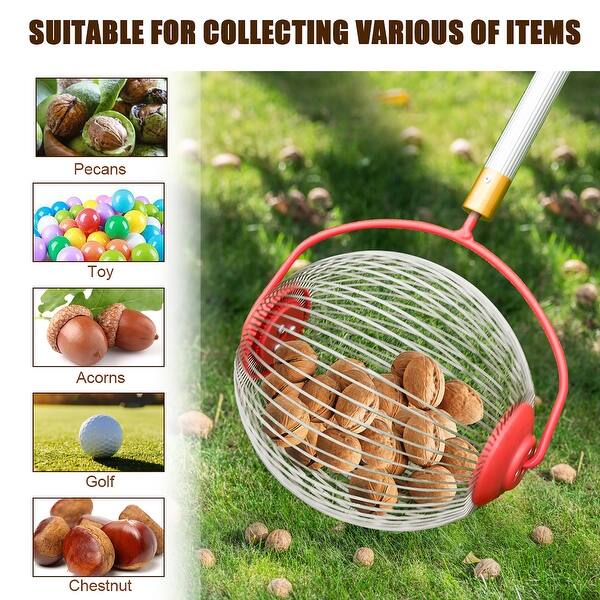 Garden Weasel Medium Nut Gatherer Picks Up Balls Nuts & Other Objects ...