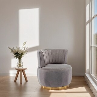 360 Degree Swivel Cuddle Barrel Accent Sofa Chairs Round Armchairs with ...