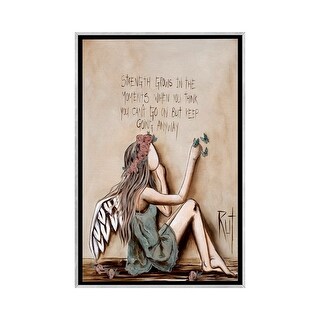 iCanvas "Strength Grows" by Ruth's Angels Framed - Bed Bath & Beyond ...